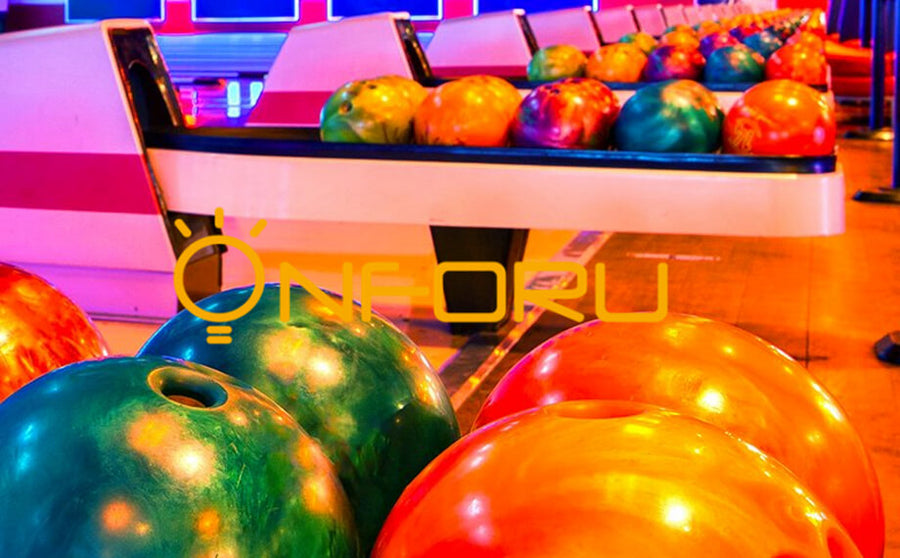 Black Light Bowling: Fun in Mysterious Light and Shadow
